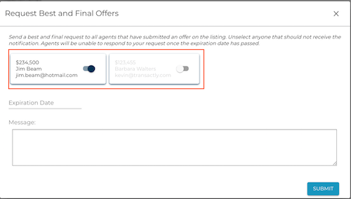 How to Request Best and Final Offers